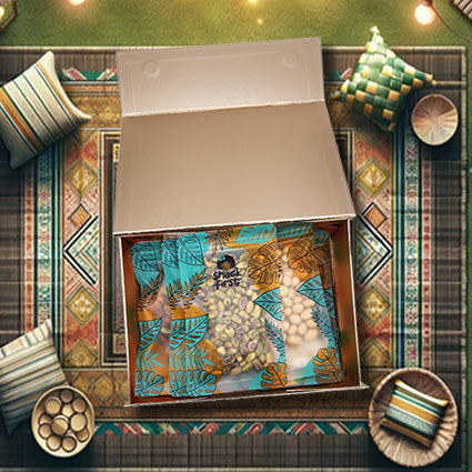 Selamat Hari Raya Aidifitri Glitter Gift Snack Box (Ramadan 2024)