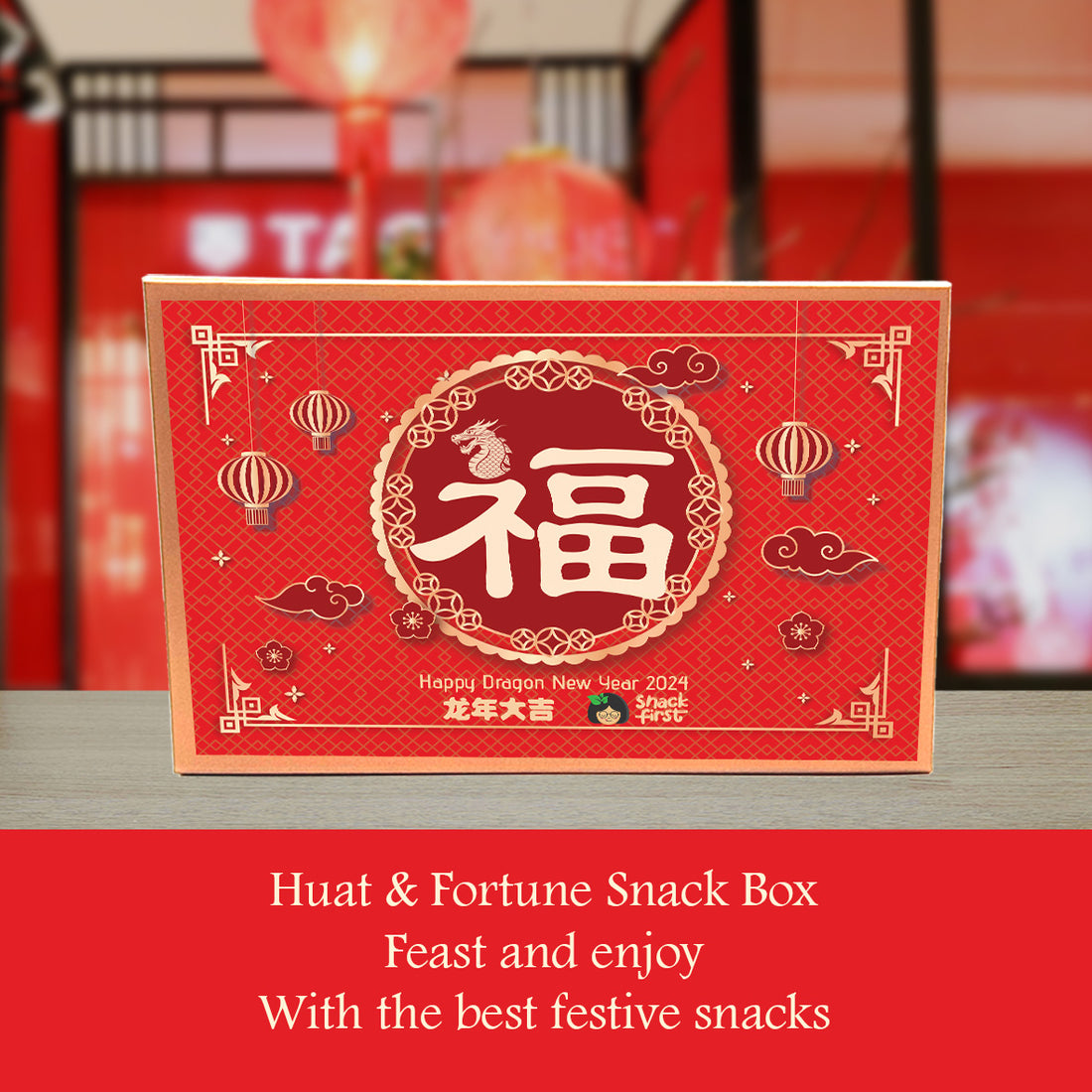 Chinese New Year CNY Fu Lu Shou Dragon Snack Box (CNY 2024)
