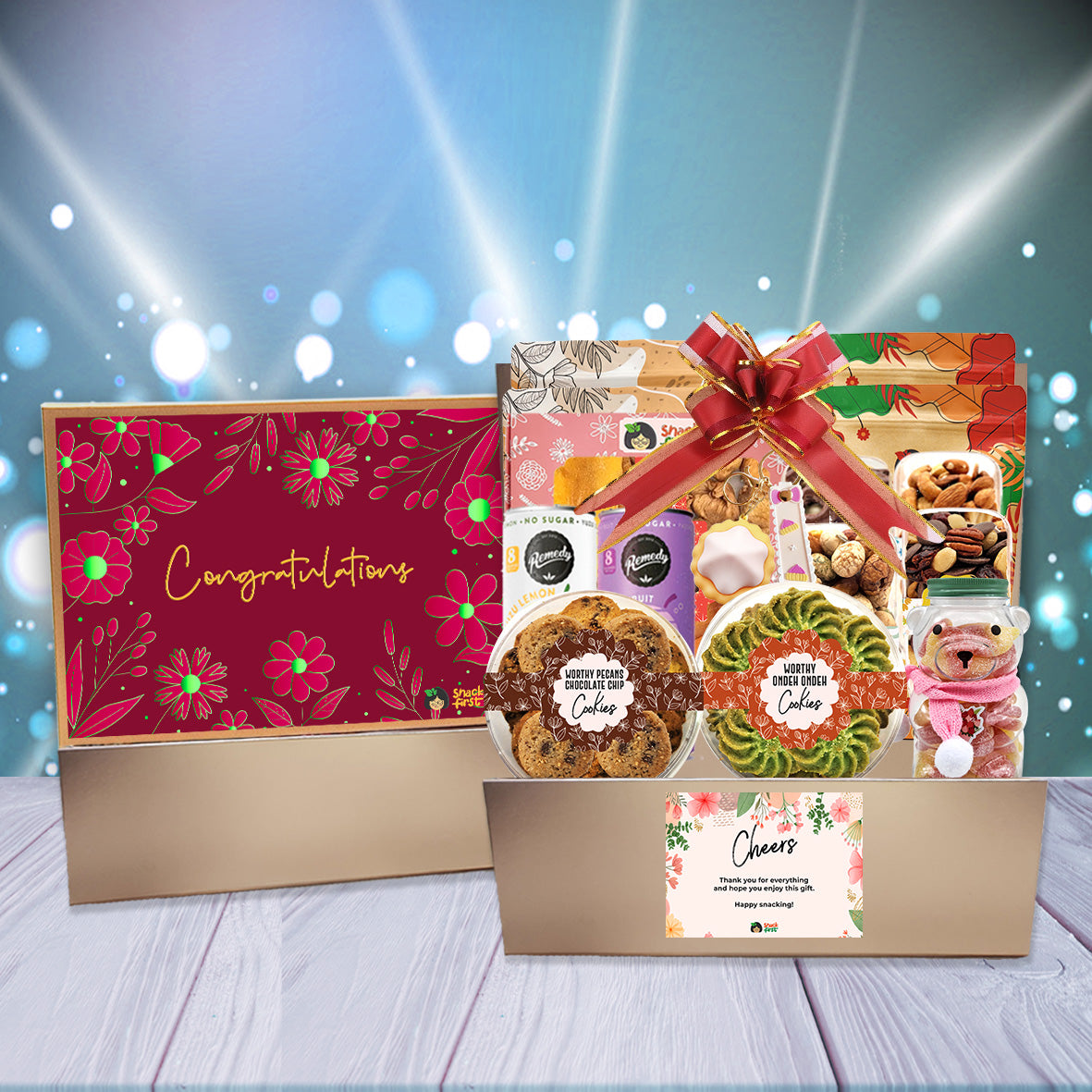 Congratulations Snack Hampers (With Express Shipping) – SnackFirst