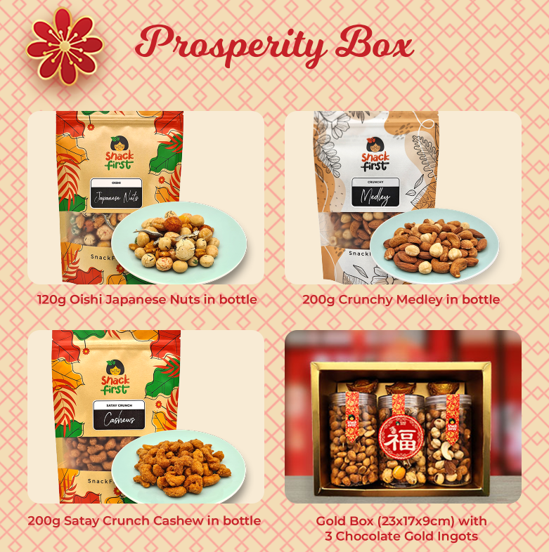 Chinese New Year CNY Fu Lu Shou Dragon Snack Box (CNY 2024)