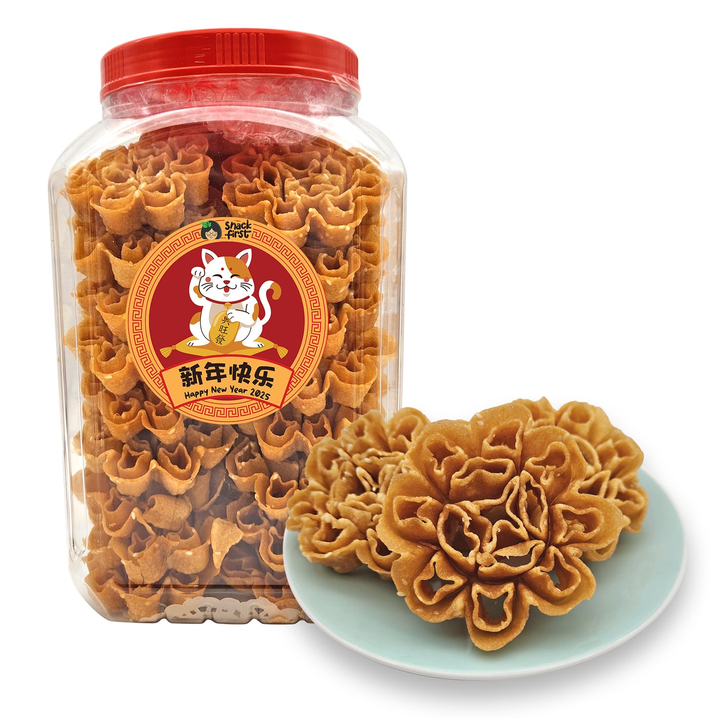 Sesame Honeycomb Crackers (CNY Specials) – SnackFirst