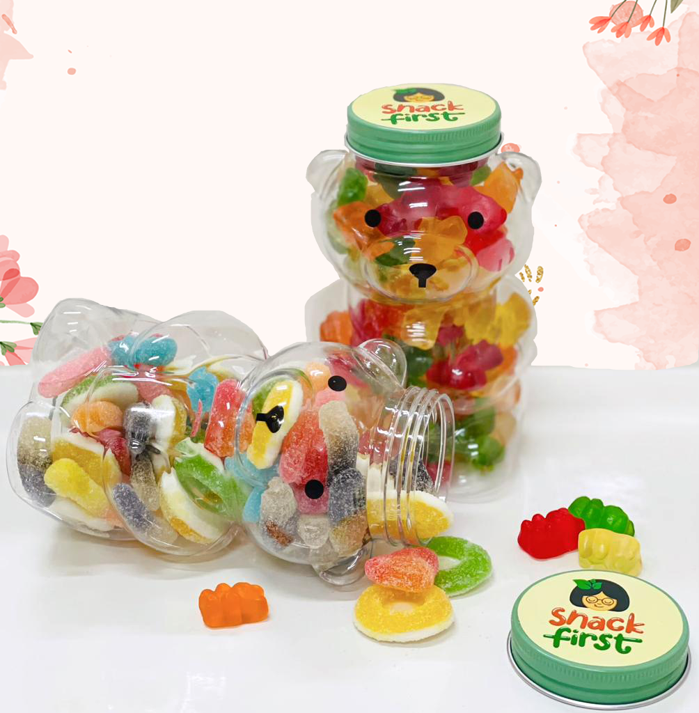 Snack Bottles (Bear/Round Shape)